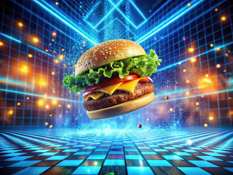 Futuristic Food Visualization a 4K Journey through a Digital Culinary ...