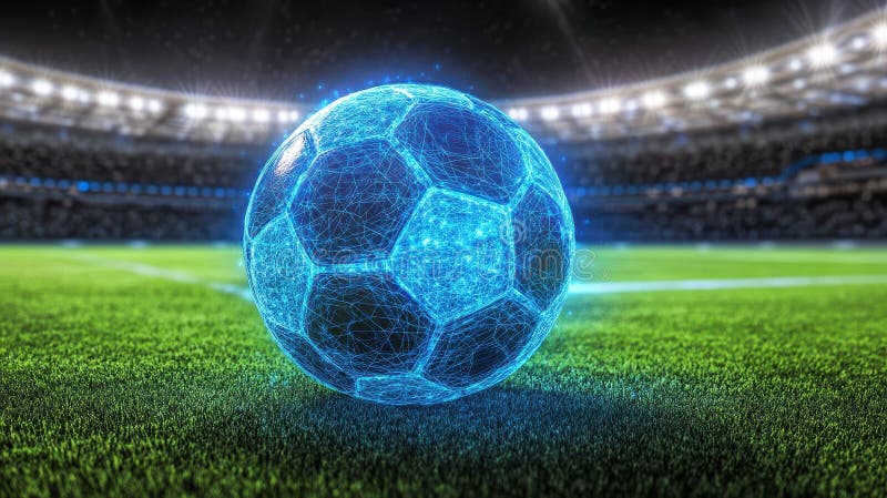 Futuristic Football a Digital Dream on the Pitch of Tomorrow - High ...