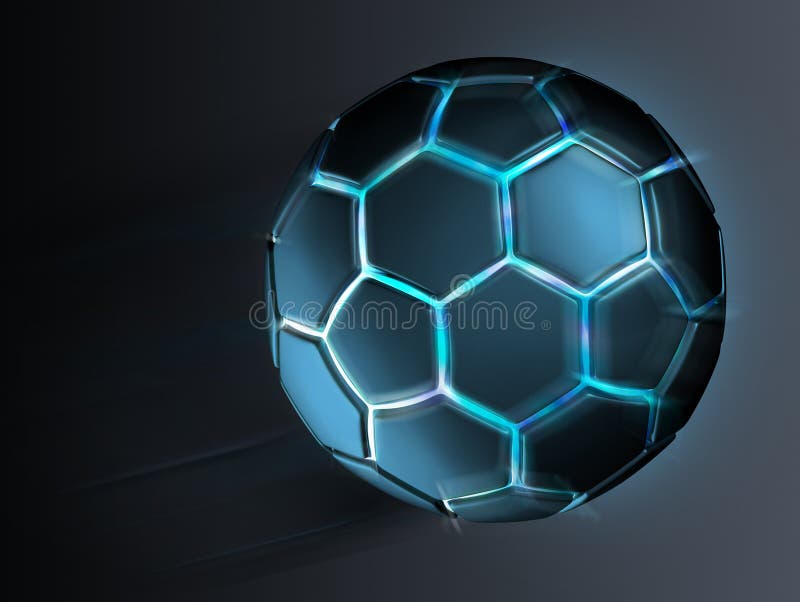 A futuristic football stock illustration. Illustration of object - 37161894