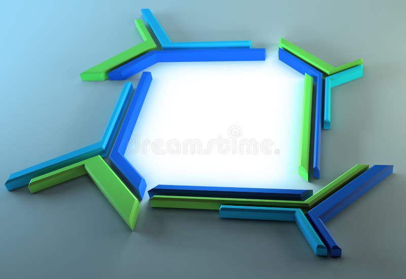 Futuristic frame stock illustration. Illustration of abstract - 22981119