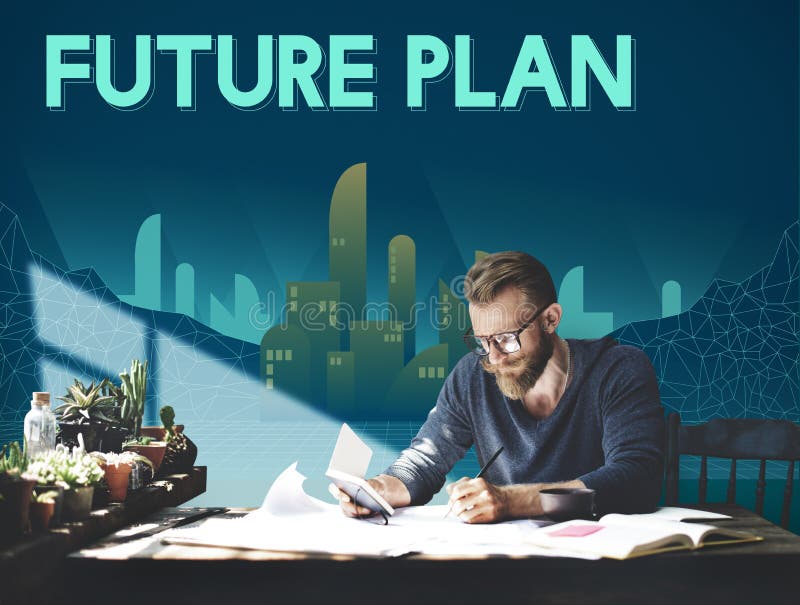 The Future Plan Strategy Vision Innovation Development Concept Stock ...