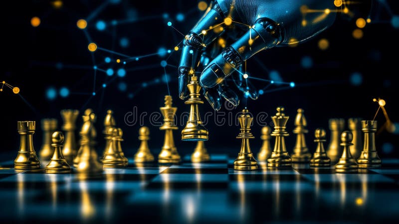 The Futuristic Game of Robotic Arm Chess Involves Strategy and Stock ...