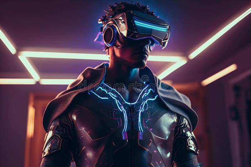 Futuristic Cyberworld Stock Illustrations – 77 Futuristic Cyberworld ...