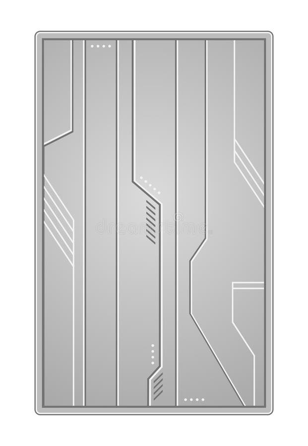 Futuristic gate design stock vector. Illustration of astronomy - 290277270