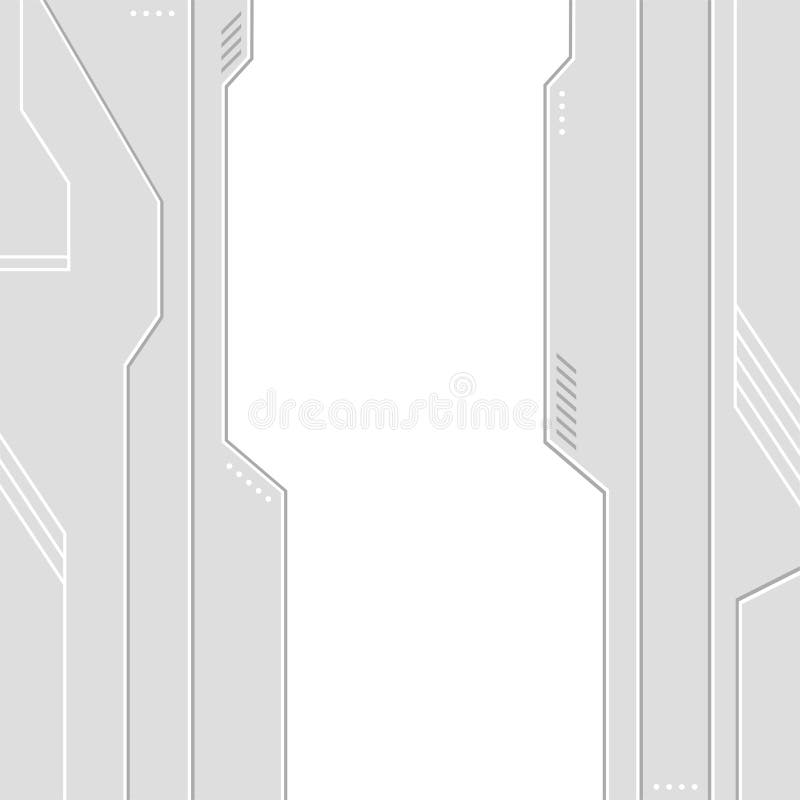 Futuristic gate design stock vector. Illustration of gate - 292579691