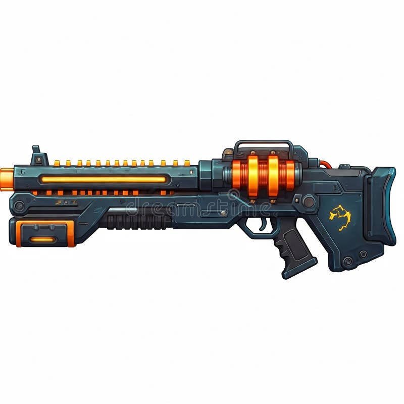 Quantum Pulse Blaster stock illustration. Illustration of hypercharged ...