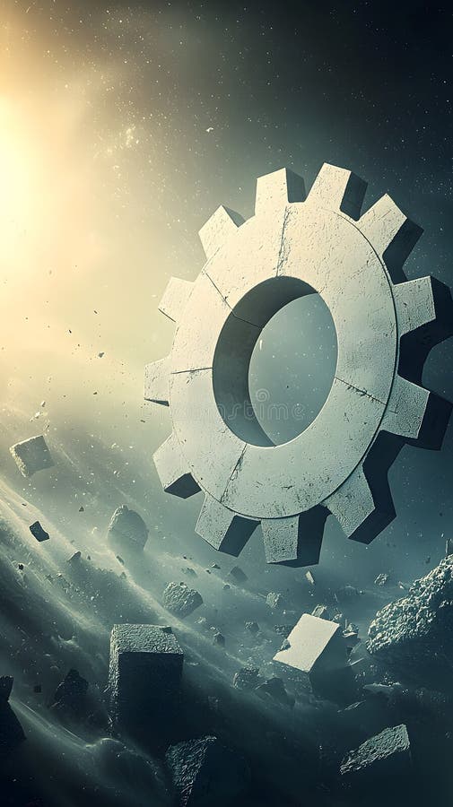 Futuristic Gear Space Dramatic Lighting Stock Photos - Free & Royalty ...