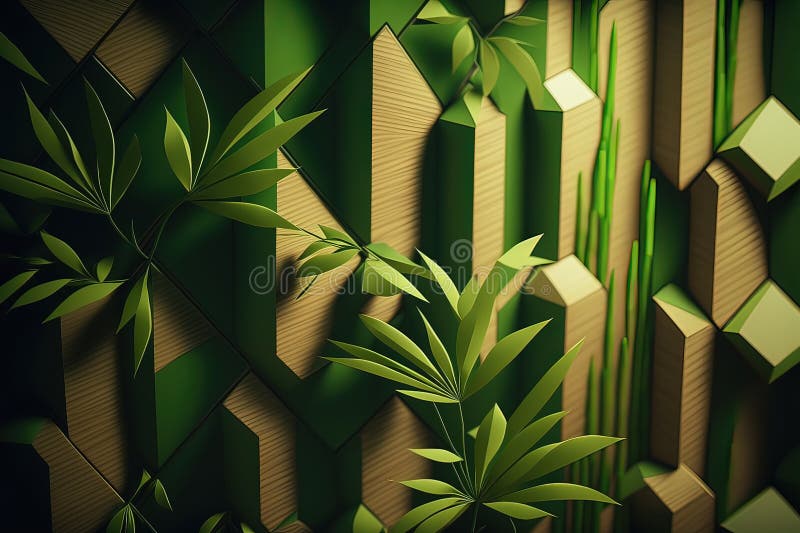 Futuristic Geodesic Ecological Interior of the Wall Inside the House ...