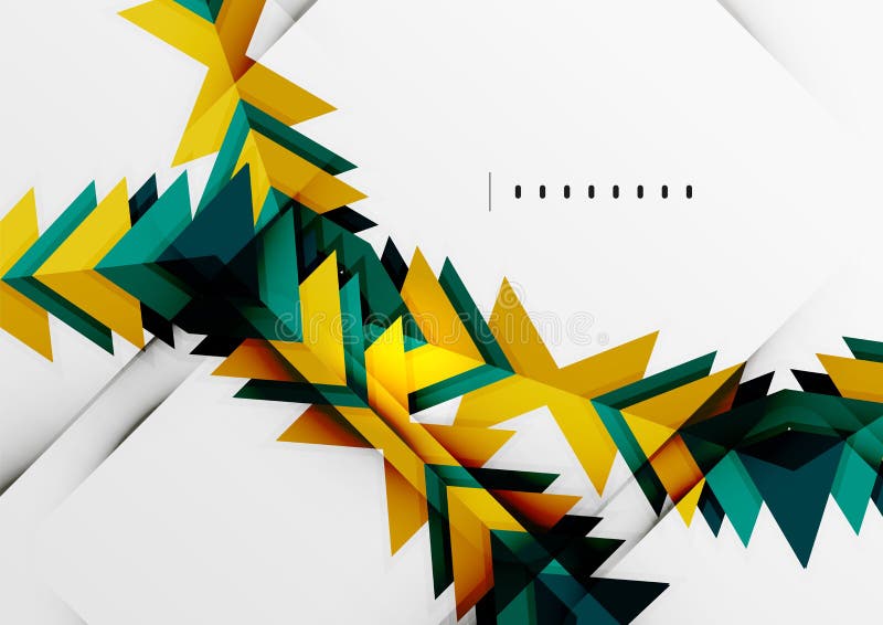 Futuristic Geometric Shapes, Minimal Design Stock Vector - Illustration ...