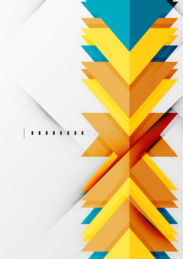 Futuristic Geometric Shapes, Minimal Design Stock Vector - Illustration ...