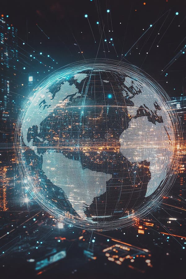 A Futuristic GIS Global Map on a 3D Sphere with Interconnected Network ...