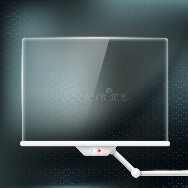 Transparent Futuristic Monitor Stock Illustrations – 576 Transparent ...