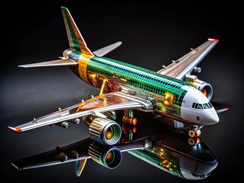 A Futuristic Glimpse Inside a Modern Airplane Open Chassis Design ...