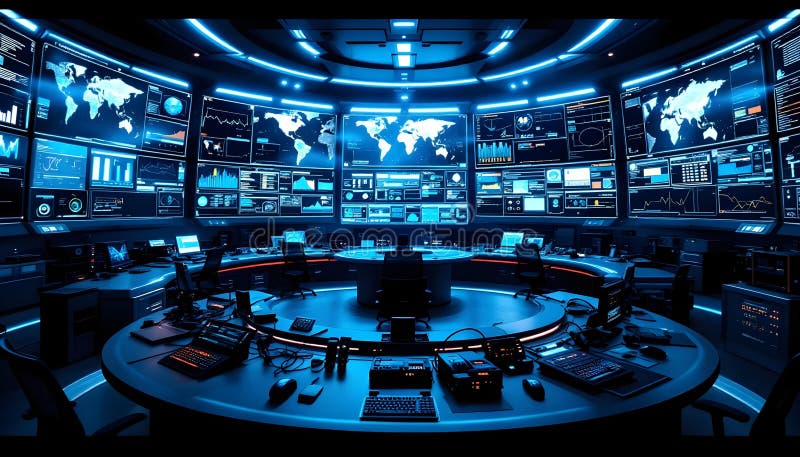 Futuristic Global Monitoring Center High Tech Surveillance Command Room ... Futuristic Global Monitoring Center High Tech Surveillance Command Room ...