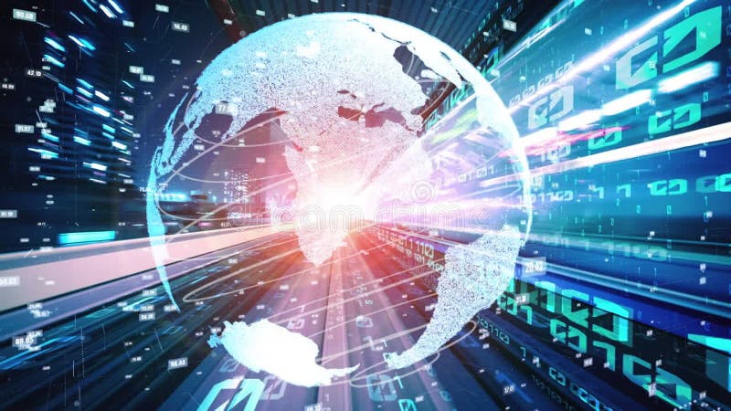 Futuristic Global Network and Tacit Digital Data Transfer 3D Graphic ... Futuristic Global Network and Tacit Digital Data Transfer 3D Graphic ...