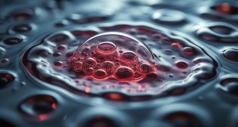 Futuristic, Glossy, and Vibrant Digital Art with a Central Sphere and ...