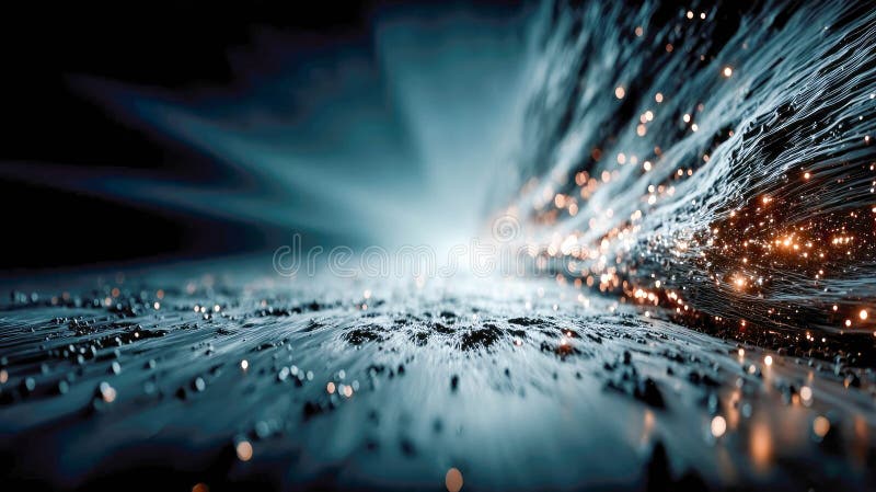 Futuristic Abstract Background Pulse Like Digital Waves Stock Photos ...