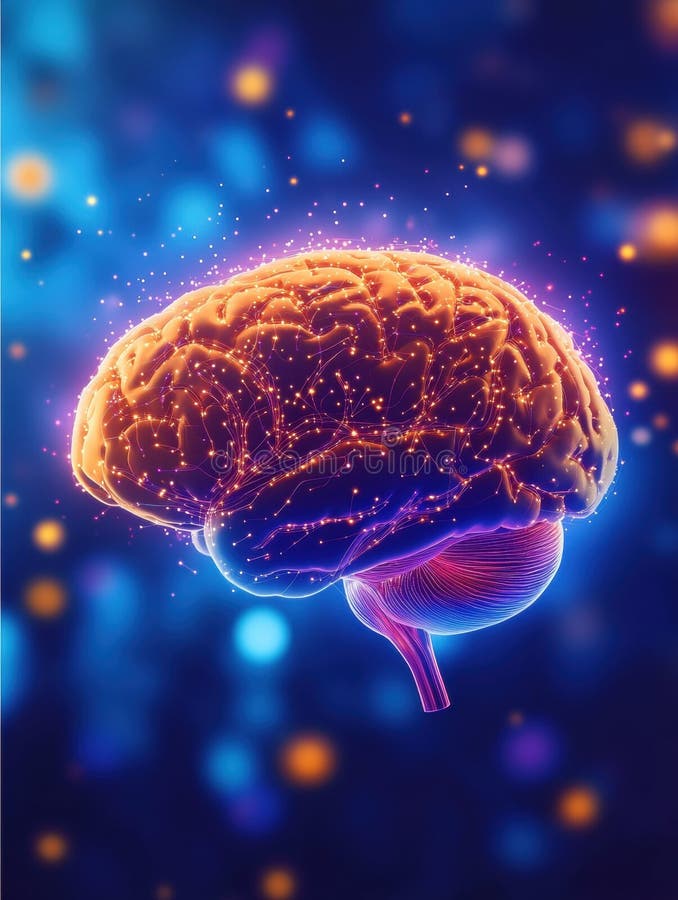Glowing Human Brain Firing Stock Photos - Free & Royalty-Free Stock ...
