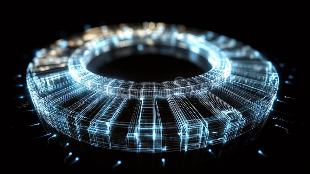 Circular Rotating Ring Structure Stock Illustrations – 47 Circular ...