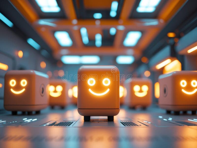 Cubeshaped Robots Stock Photos - Free & Royalty-Free Stock Photos from ...