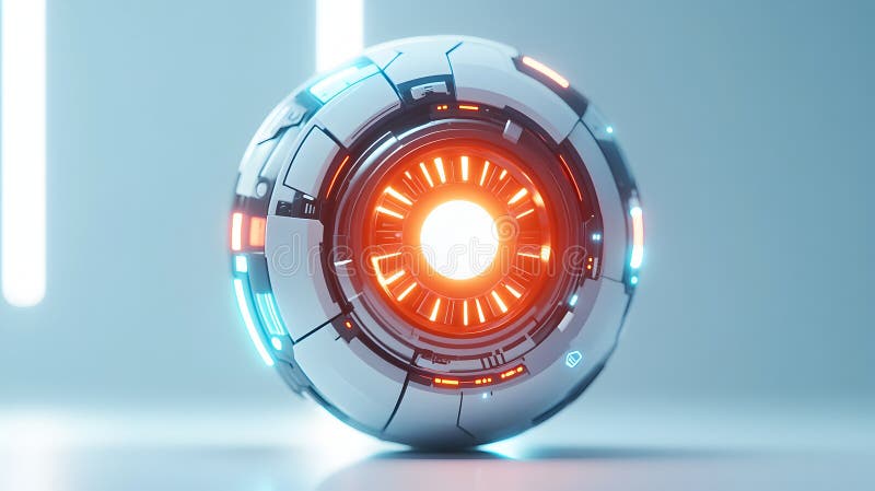 Technological Blue Orange Round Device Stock Photos - Free & Royalty ...