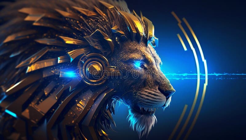 Cybernetic Lion Stock Illustrations – 71 Cybernetic Lion Stock ...