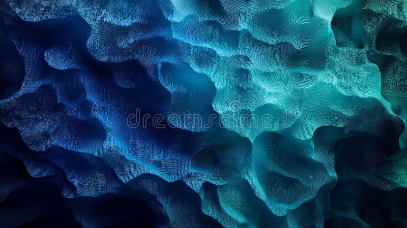 Futuristic Gradient Background in Sapphire and Jade Tones with Soft ...