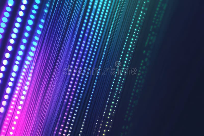 A Futuristic Gradient of Electric Blue, Neon Green, and Bright Purple ...