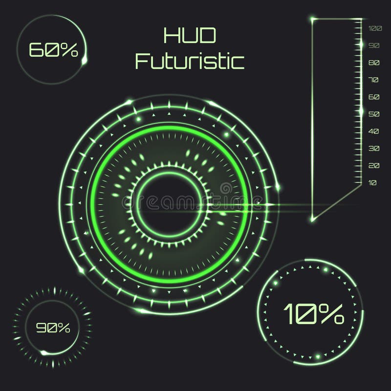 Futuristic Graphic User Interface. Abstract Future, Concept Vector ...