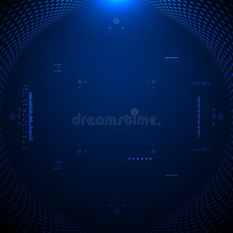 Futuristic Graphic User Interface Stock Vector - Illustration of menu ...