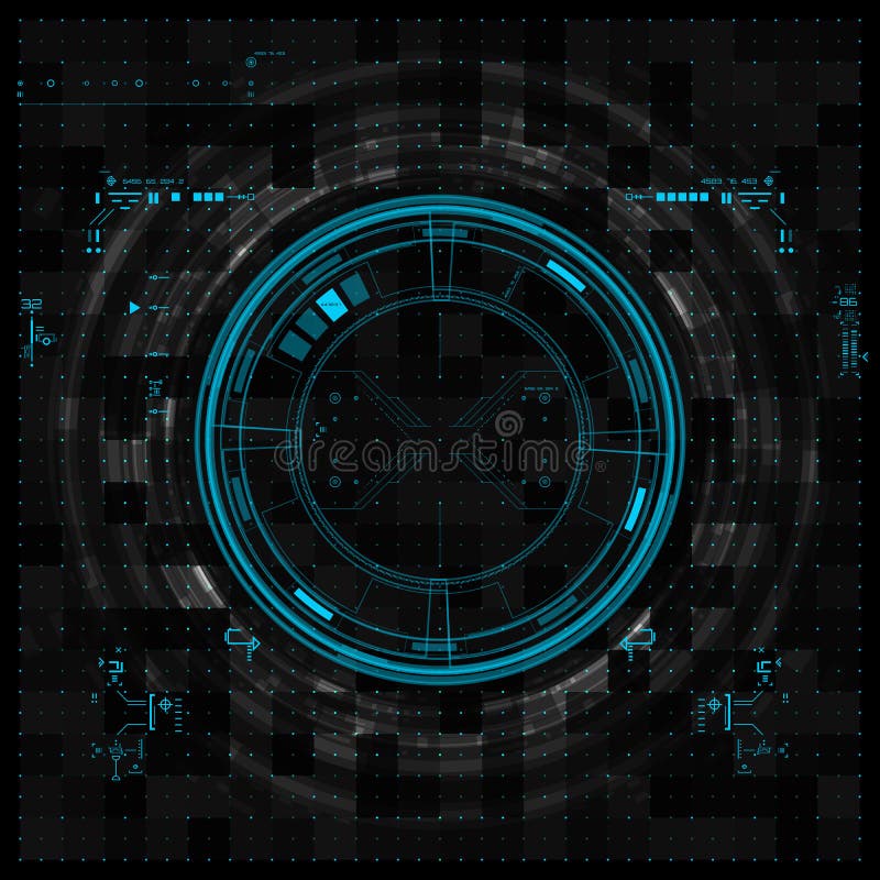 Futuristic Graphic User Interface Stock Vector - Illustration of ...