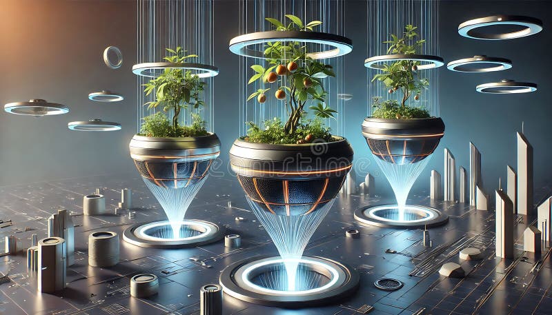 Futuristic Gravity-defying Planters Using Magnetic Levitation for ...
