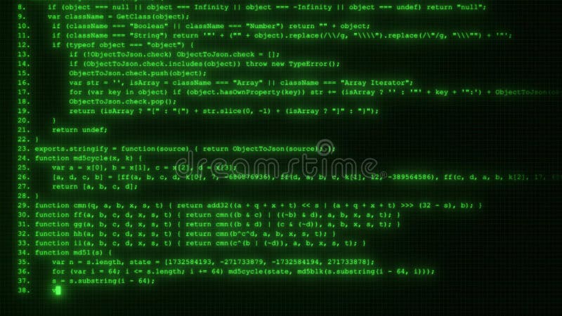 Futuristic Green Binary Code Matrix. Cyber Hacker Data Network Animation Stock Footage - Video ...