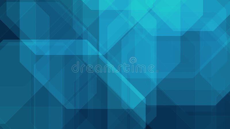 Futuristic Green Octagonal Shapes Smooth Transformation of Technology ...