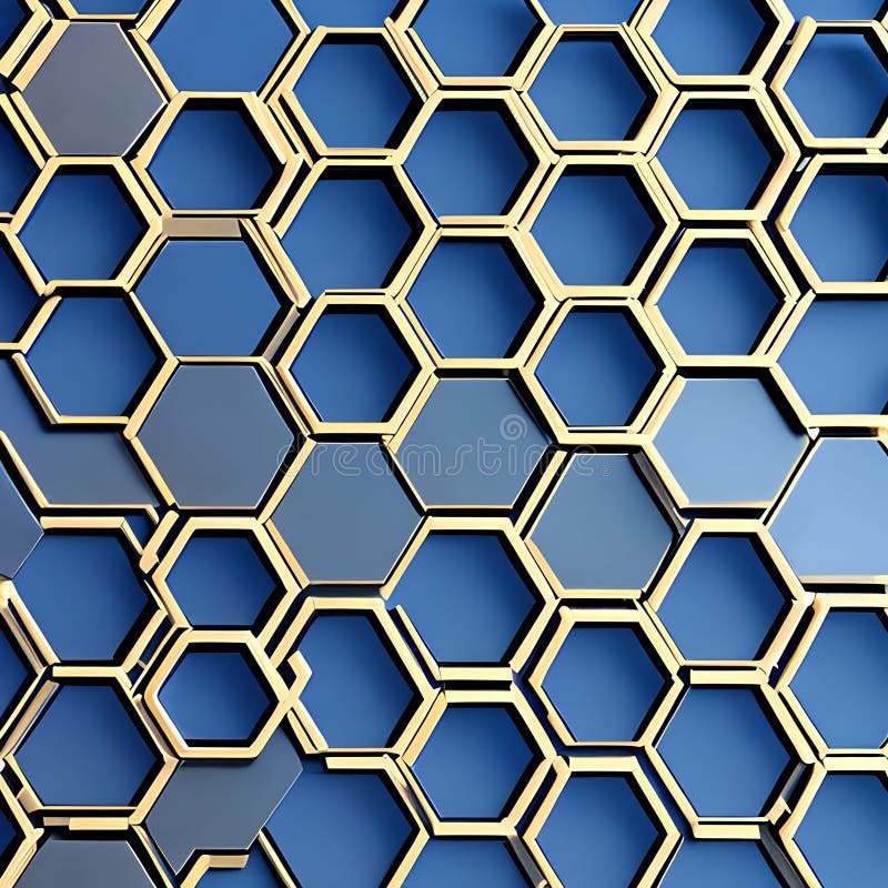 Interconnected Hexagons Stock Illustrations – 81 Interconnected ...