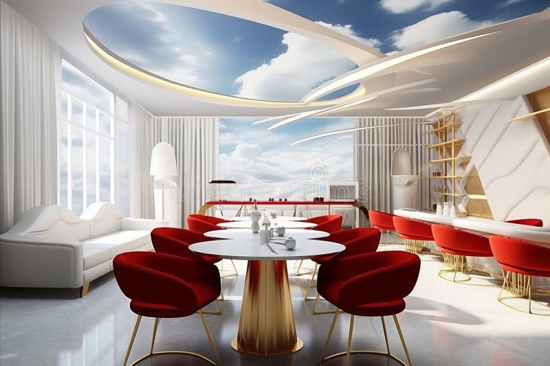 Futuristic Hall - Stunning Architecture with Cutting-edge Design and ...