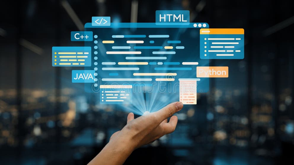 Programming Code Languages Stock Illustrations – 2,942 Programming Code ...