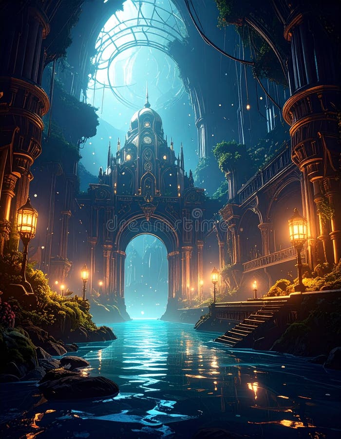 Pirate harbor stock illustration. Illustration of skyline - 384374717