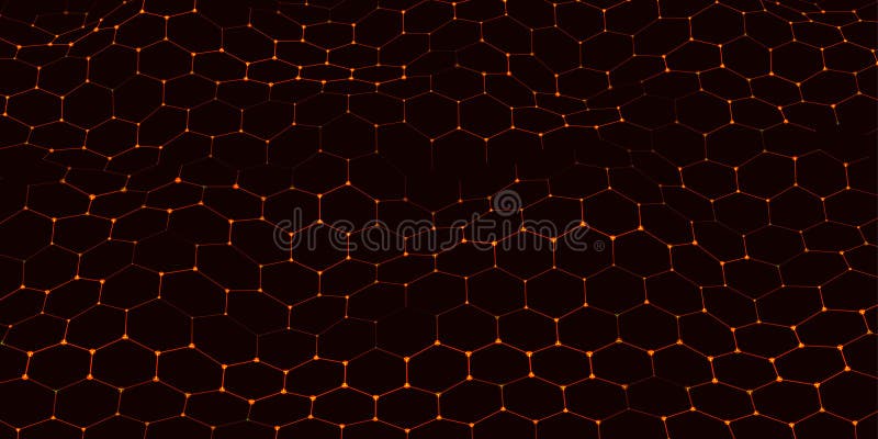 Futuristic Hexagon Background. Futuristic Hexagonal Vector Illustration ...