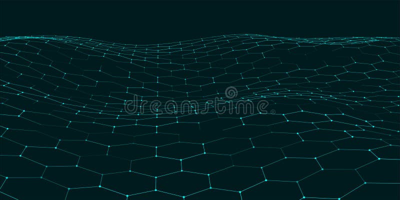 Futuristic Hexagon Background. Futuristic Hexagonal Vector Illustration ...