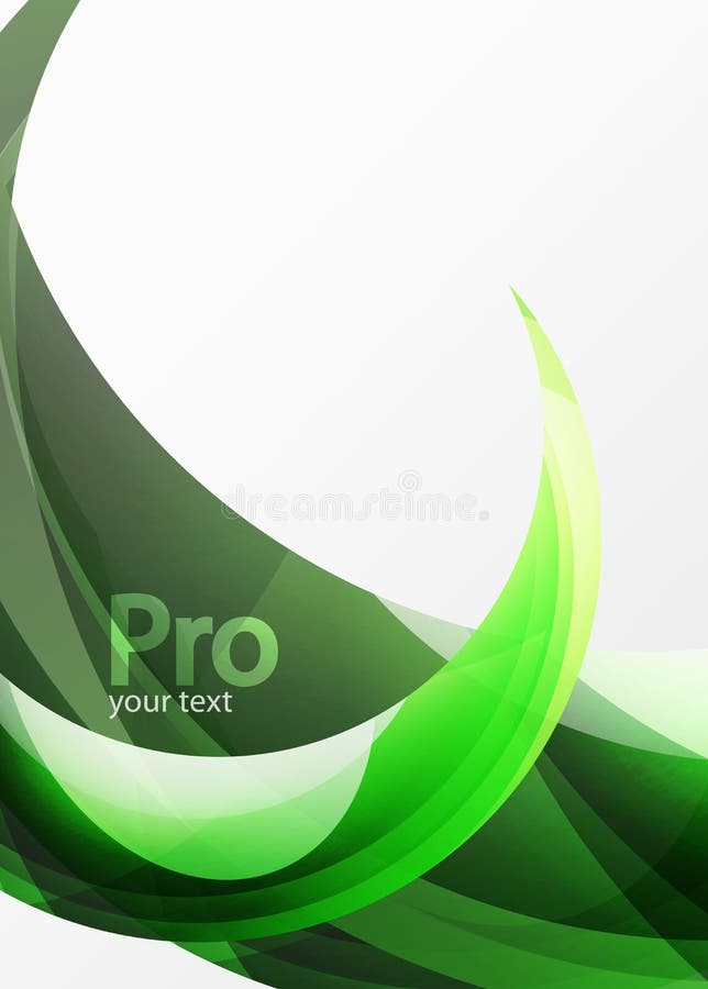 Futuristic Hi-tech Glass Wave Abstract Background. Color Curvy Line ...