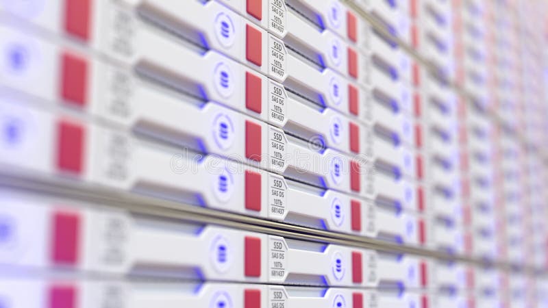 Server Rack Against White Background, Blank Space for Caption or ...