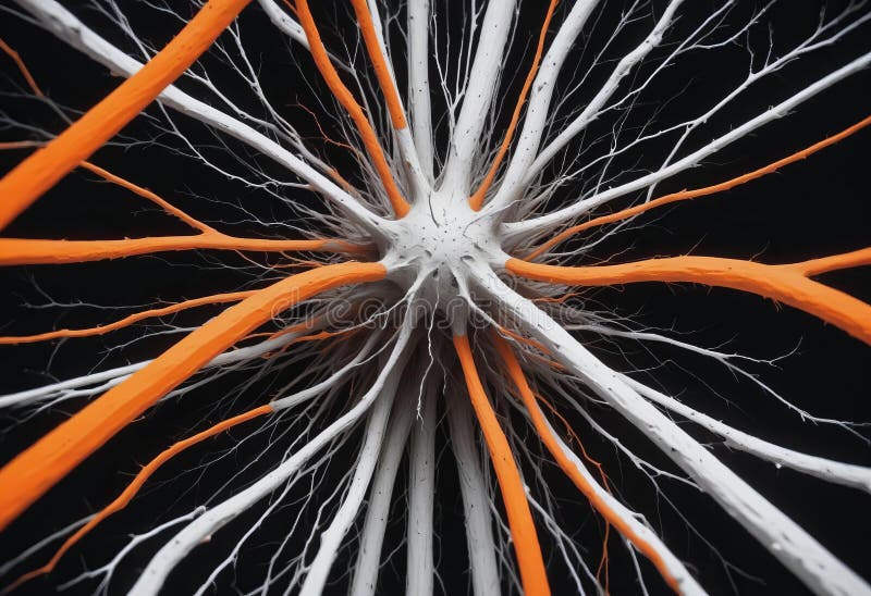 A Futuristic, High-contrast Image Featuring a Sleek Stock Illustration ...