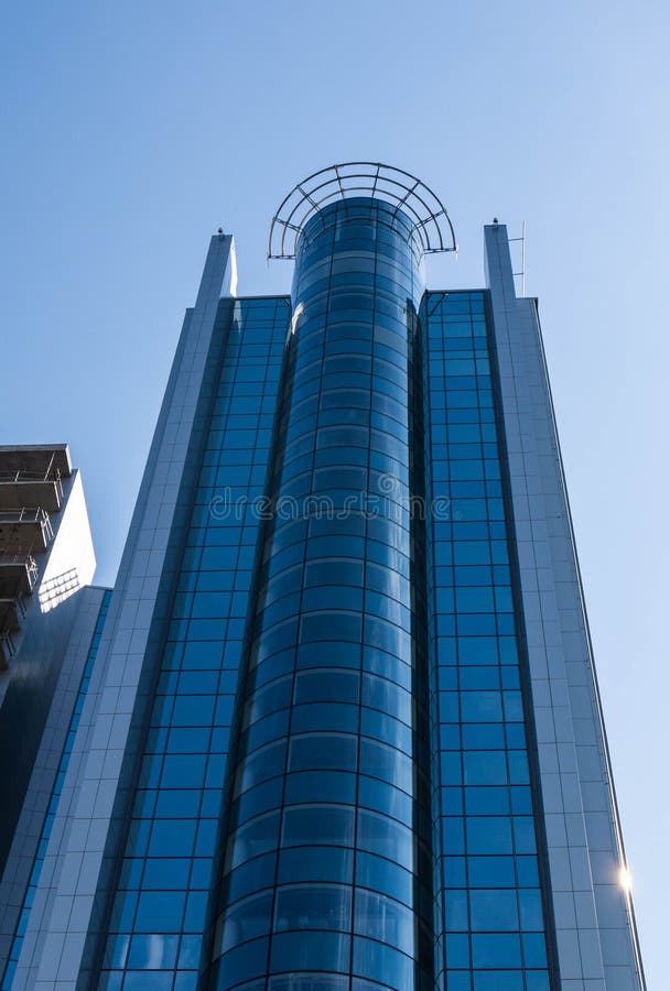 Futuristic High-rise Building Stock Photo - Image of backgrounds ...