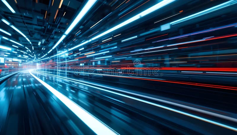 Futuristic High-Speed Motion Effect with Modern Abstract Dynamic ...