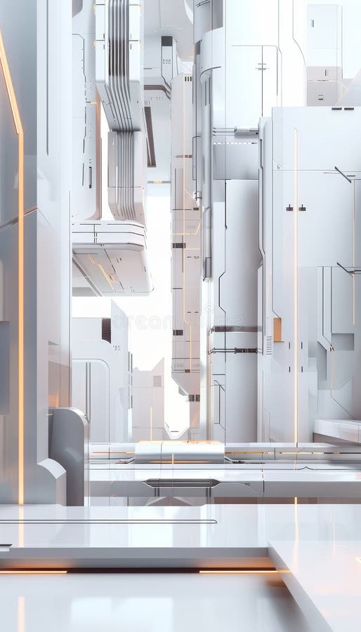 Futuristic High Tech Background Featuring Sleek Designs and a Clean ...