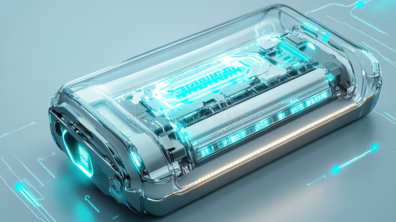 Futuristic High-tech Battery Design for Innovative Energy Solutions and ...