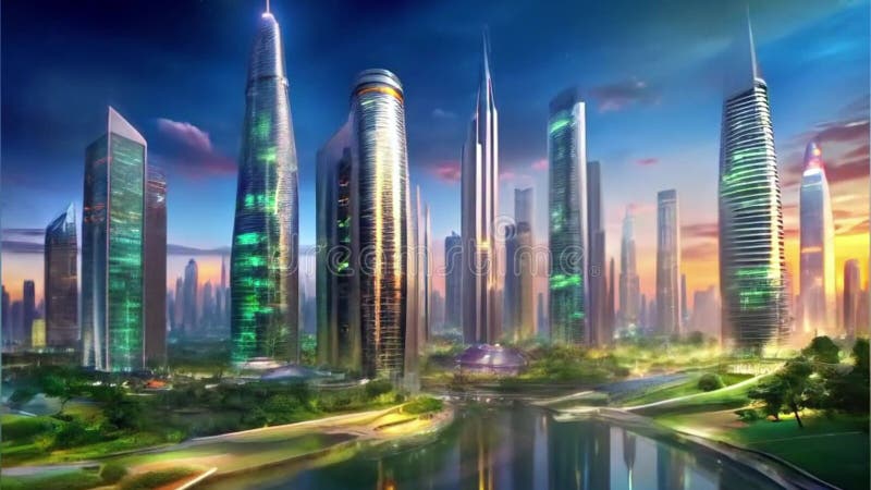 Futuristic High Speed Train Leaving Station Embracing Technological ...