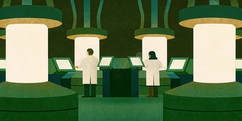 Futuristic High-tech Laboratory with Advanced Technology Stock ...