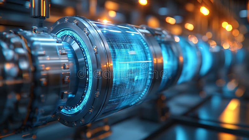 Future Technological Sense Industrial Pipeline Stock Illustration ...